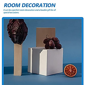 SEWACC 8pcs Geometric Three-Dimensional Ornaments Geometric Cube Photoshoot Cosmetics Photoshoot Blocks Lipstick Photo Blocks Craft for Kids Household Products Foam Modeling