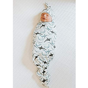 Copper Pearl Large Premium Knit Baby Swaddle Receiving Blanket Kai