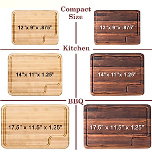 Custom Cutting Boards Wood Engraved Cutting Board Personalized, USA Made - Thick Maple/Walnut Personalized Cutting Boards Wood Engraved, Personalized Wedding Gifts for the Couple