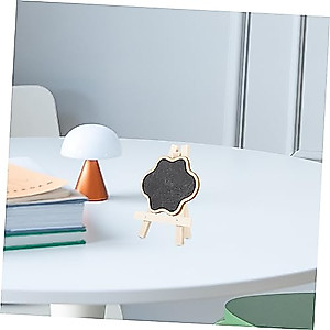 SEWACC 1 Set Mini Blackboard Miniature Table Chalkboard Outdoor Chalkboard Mini Chalkboard Sign Message Board Small Chalkboard Sign Weddings Signs Food Vertical Drawing Board Child Wooden