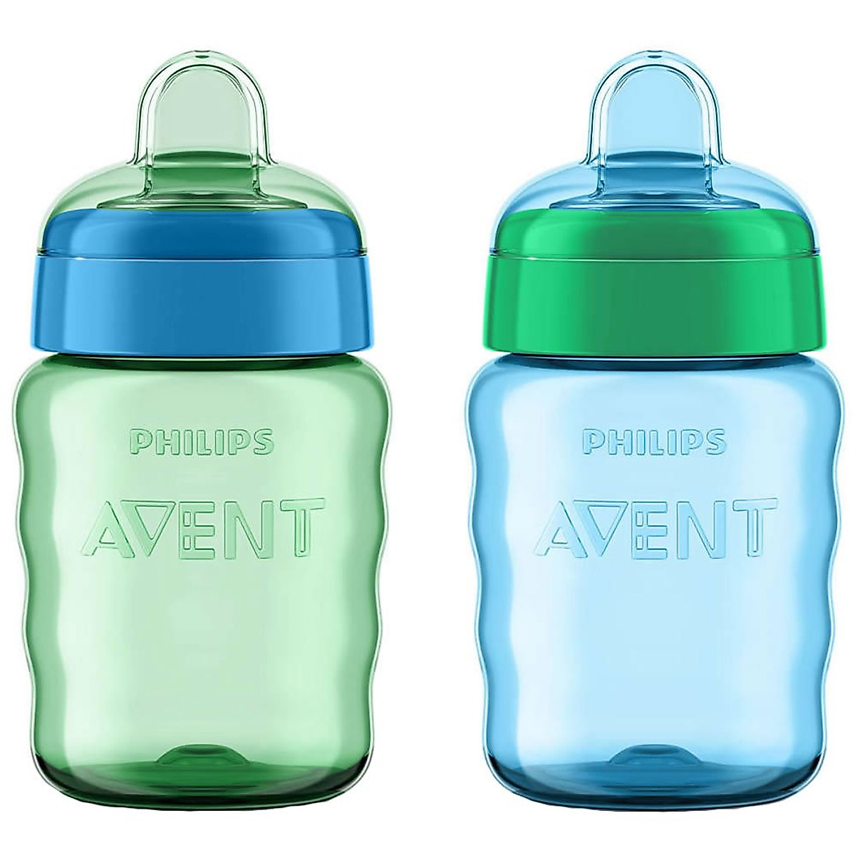 Philips Avent My Easy Sippy Spout 9-Ounce Cup (Pack of 2) Blue