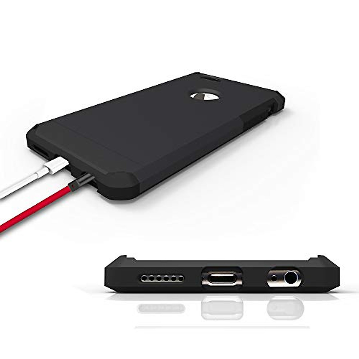 ImpactStrong iPhone 6/6s Case - Heavy Duty Dual Layer Protection, Shock-Absorbent & Scratch Resistant (Gun Black)