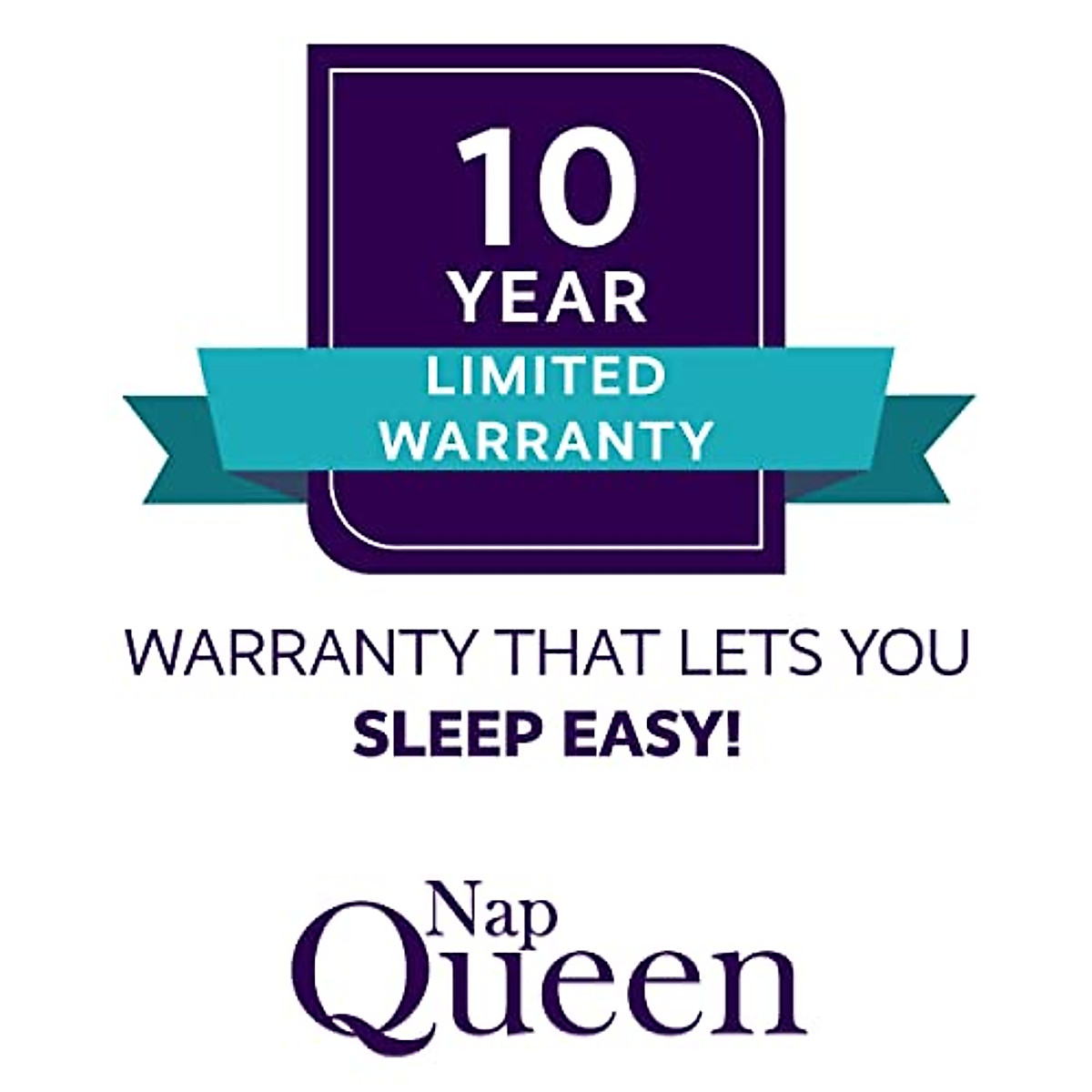 NapQueen 10 Inch Victoria Hybrid Full Size, Cooling Gel Infused Memory Foam and Pocket Spring Mattress, Bed in a Box, White