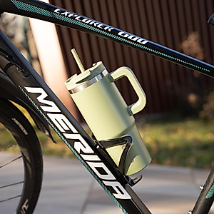 BJPKPK 30oz Stainless Steel Insulated Tumbler With Handle And Lid Straw Travel Coffee Mug Thermal Cup,Cherry Blossom