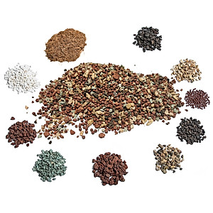 Bonsai Succulent Soil Potting Mix Ready to use Azalea Orchid Grow Potting Soil Plant Decorative Cover for Cactus 2.2LB Perlite Pumice Lava Rocks for Plants