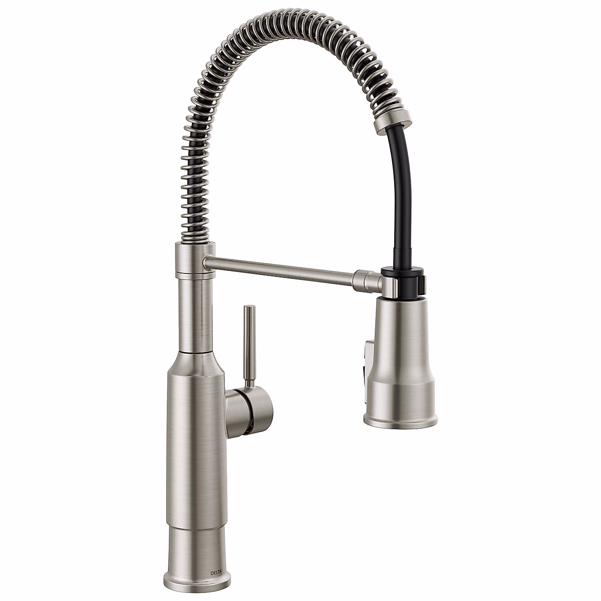 Delta Faucet Theodora Pull Down Kitchen Faucet with Pull Down Sprayer, Commercial Kitchen Sink Faucet, Faucets for Kitchen Sink, Magnetic Docking Spray Head, SpotShield Stainless 18804Z-SP-DST