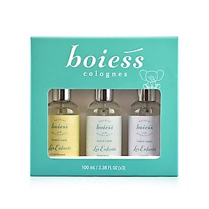 Boiess Colognes For Moms, Babies & Kids | Natural Eau de Cologne | White Blossom, Lavanda & Poppymint | Clean & Fresh Scent | Fragrance For Soft & Sensitive Skin | Pack of 3(100ml x 3)