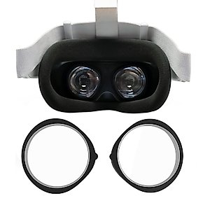 Myopia Glasses Lens Compatible with Oculus Quest 2 VR Headset accessories , customized Frame Plus Protecting Lens Combination 1 Pair (- 1.00)