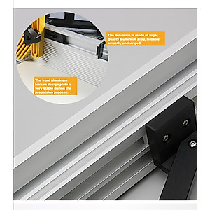 New Aluminum Alloy Table Saw Fence System，31.5/40inch Flip Modification Router Circular Saw Fence, DIY Wood Working Tools And Accessories (Size : 1000mm)