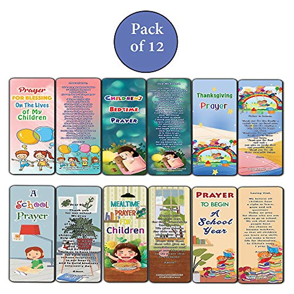 A Prayer for Our Children Bookmarks (12-Pack) - Collection of Prayers for Children