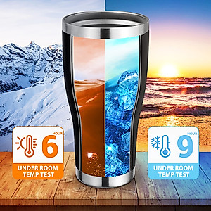 DOMICARE 30 oz Tumbler with Lid and Straw, Stainless Steel Tumblers Bulk, Insulated Vacuum Double Wall Coffee Travel Mug, Powder Coated Tumbler, Black 8 Pack