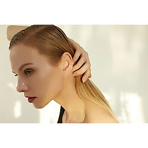 Vegolita 21PCS 20G 316L Stainless Steel Nose Rings Hoop for Women Men Double Nose Ring CZ Nose Stud Piercing Jewelry S