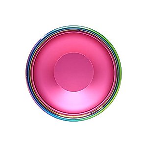Duncan Toys 9268SE-Y Grasshopper GTX Unresponsive Yo-Yo, Expert Level Yo-Yo, Stainless Steel, Hot Pink/Rainbow, 1 Yo-Yo