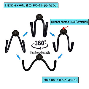 Pmsanzay Mini Magnetic Towel Hook Towel Hanger Rack for Kitchen Dish Towels, Hand Towels, Sports Sweat Towels, Gym Towels, Bath Towels, etc. - Hold up to 0.5 Lb - No Towels Included