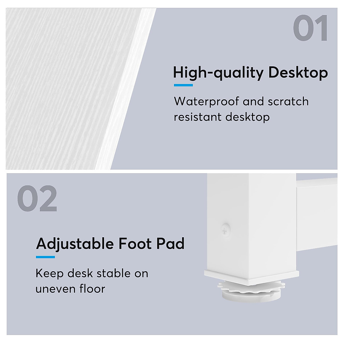 Tribesigns 6.5FT Conference Table, 78.7 Inche Rectangle Meeting Seminar Table, Large Business Tables for 6-8 People (Only Table)