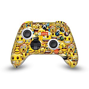 Head Case Designs Officially Licensed Emoji Smileys Art Patterns Matte Vinyl Sticker Gaming Skin Case Cover Compatible with Xbox Series X / S Controller