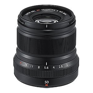 Fujinon XF50mmF2 R WR Lens - Black