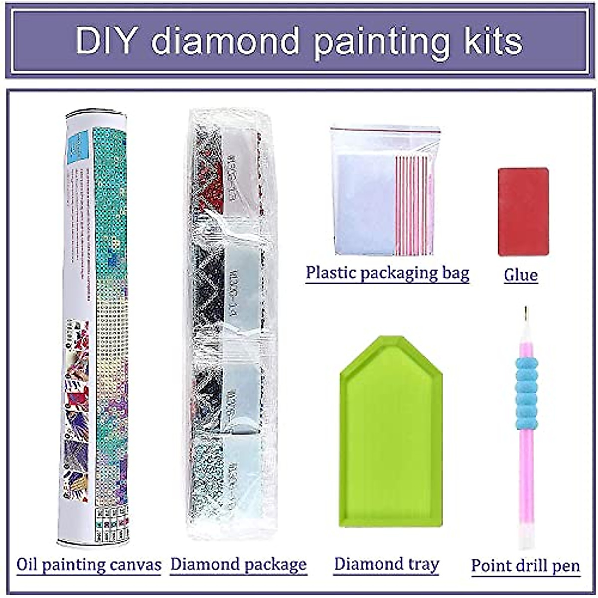 Giraffe Diamond Painting Kits, 5D Diamond Art Kits Full Drill Diamond Painting Kits for Adults Kids Beginner, Painting with Diamonds Arts and Crafts for Adults Home Wall Decor 12X 16 inch