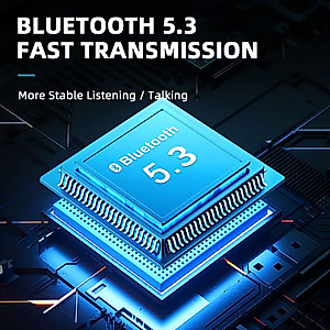 OCTANDRA Sense Bone Conduction Headphones Open Ear Bluetooth 5.3 Sports Gaming Earbuds IP56 Waterproof Headset with Mic 28g Wireless Earphones for Gym Running Workout PC TV & Phone (X7) (Black & Red)