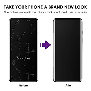 Akcoo [3 Pack] For OnePlus 10 Pro Screen Protector, Full Screen UV Liquid Adhesive Tempered Glass for OnePlus 10 Pro 5G