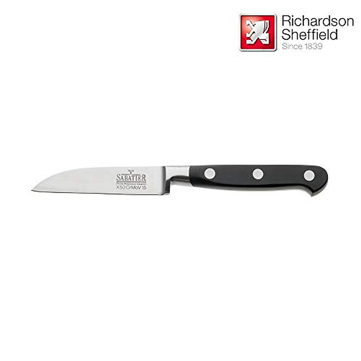 RICHARDSON SHEFFIELD V Sabatier 9pc, 9 Piece Knife Block, Black