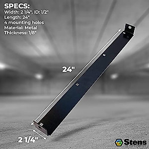 Stens 780-428 Scraper Bar Compatible with/Replacement for MTD 24" Two Stage snowblowers 1992 and Newer 753-0625, 784-5581, 784-5581A, 784-5581A-0637, 784-5581A-0687, 790-00120-0637, 790-00120-0691
