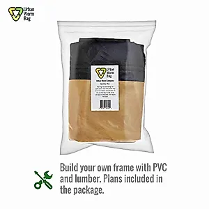 Urban Worm Bag Worm Composting Bin Version 2 (No Frame) - Create and Harvest Worm Castings Quickly with a Breathable Vermicomposting Worm Farm