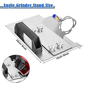VEEVIIY Upgrade 45° Angle Grinder Chamfer Cutting Stand, Angle Grinder Stand Grinder Fixed Holder for 100-Type Widther Longer Angle Grinders