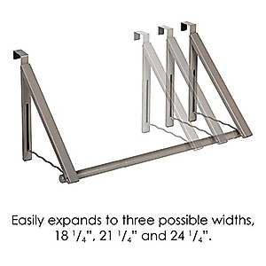 HOLDN’ STORAGE Over The Door Hanger - Over The Door Rack for Hanging Towels, Coats & Clothes - Over The Door Hanger Hooks for Bedroom, Washroom and Office.