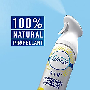 Febreze Room Air Fresheners, Home & Kitchen Room Fresheners, Air Freshener Spray, Odor Fighter Air Freshener for Home, Fresh Lemon Scent, 8.8 oz. Aerosol Can (Pack of 3)