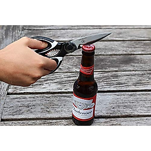 Best kitchen Heavy Duty Cooking Scissors for Food like Chicken, Poultry, Game, Meat, Pizza. Herb Cutting Utility Scissor – Multipurpose Dishwasher Safe Kitchen Shears – Surgical Grade Stainless Steel