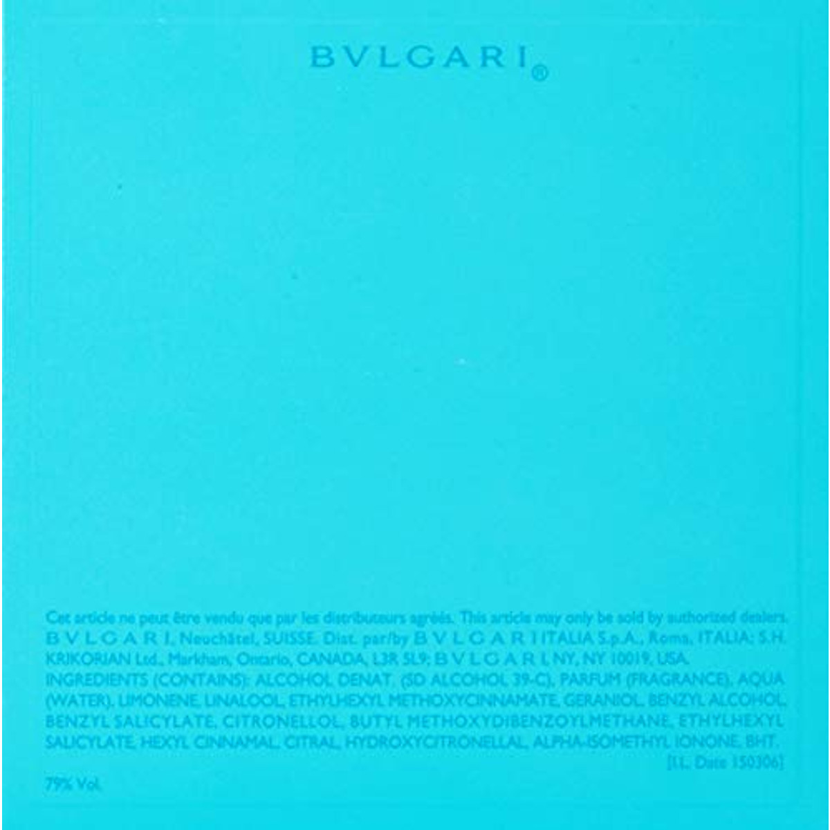 BVLGARI Omnia Paraiba Eau de Toilette Spray, 2.2 Ounce