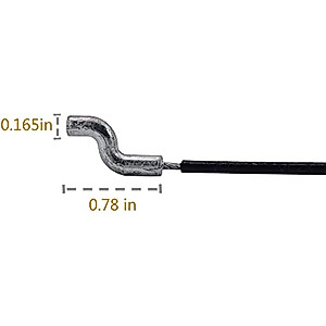 Qissiq 746-04229 Clutch Drive Cable for MTD 746-04229B 946-04229 946-04229B (2 Pack)