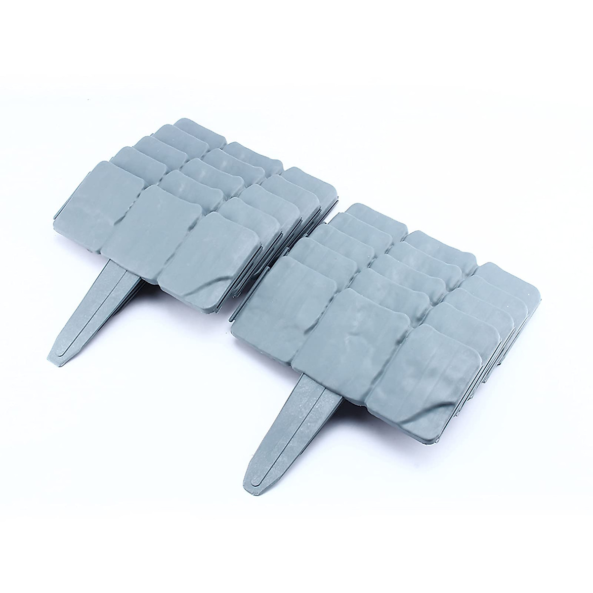 Garden Fence Panels,Flowerbed Border Edging,Landscape Edging Border,Garden Edging,10 PCS Decorative Fence Border,Spring Yard Lawn Garden Plastic Faux Stone Patio Border Edging Fence