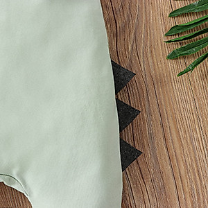 CBNRLOPOP Infant Newborn Baby Boys Girls Dinosaur Halloween Christmas Hoodie Romper Onesie Jumpsuit Outfits(Green, 3-6Months)