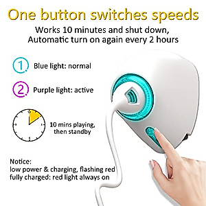 umosis Hanging Cat Toy, Automatic Teaser Cat String Toy, Electronic Interactive Kitten Mental Physical Exercise Cat Toys for Indoor Cats, Rechargeable