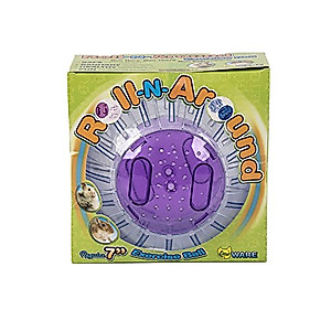 Ware Manufacturing3261 Roll-N-Around Small Pet Rolling Ball Toy, Medium, Clear