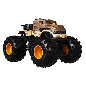 Hot Wheels Monster Trucks, Oversized Monster Truck, 1:24 Scale Die-Cast Toy Truck with Giant Wheels and Cool Designs