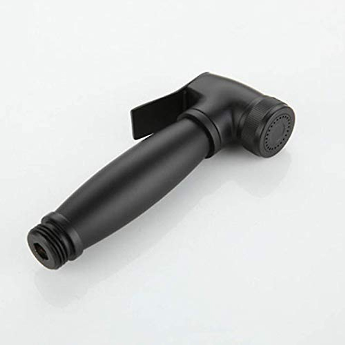 MINJING Toilet Bidet Faucet, Cold and Hot Water Mixer Bidet Faucet, Baby Cloth Diaper Sprayer, Wall Mounted Brass Handheld Bidet Sprayer, Black