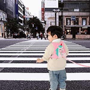 Toddler Leash for Child- Kids Safety Walking Harness and Baby Anti Lost Wrist Link for Girls/Boys Travel (Unicorn)