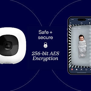 Nanit Pro Complete Monitoring System – Includes Wi-Fi HD Video Camera w/Nightlight and Night Vision, Multi-Stand, Smart Sheets & Breathing Wear Band - Tracks Infant Sleep, Breathing Motion, & Height