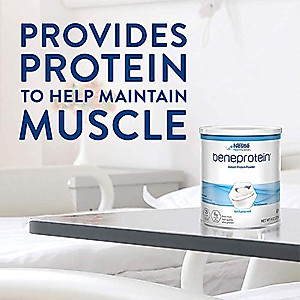Beneprotein Unflavored Instand Protein Powder, 8 Ounce Canister