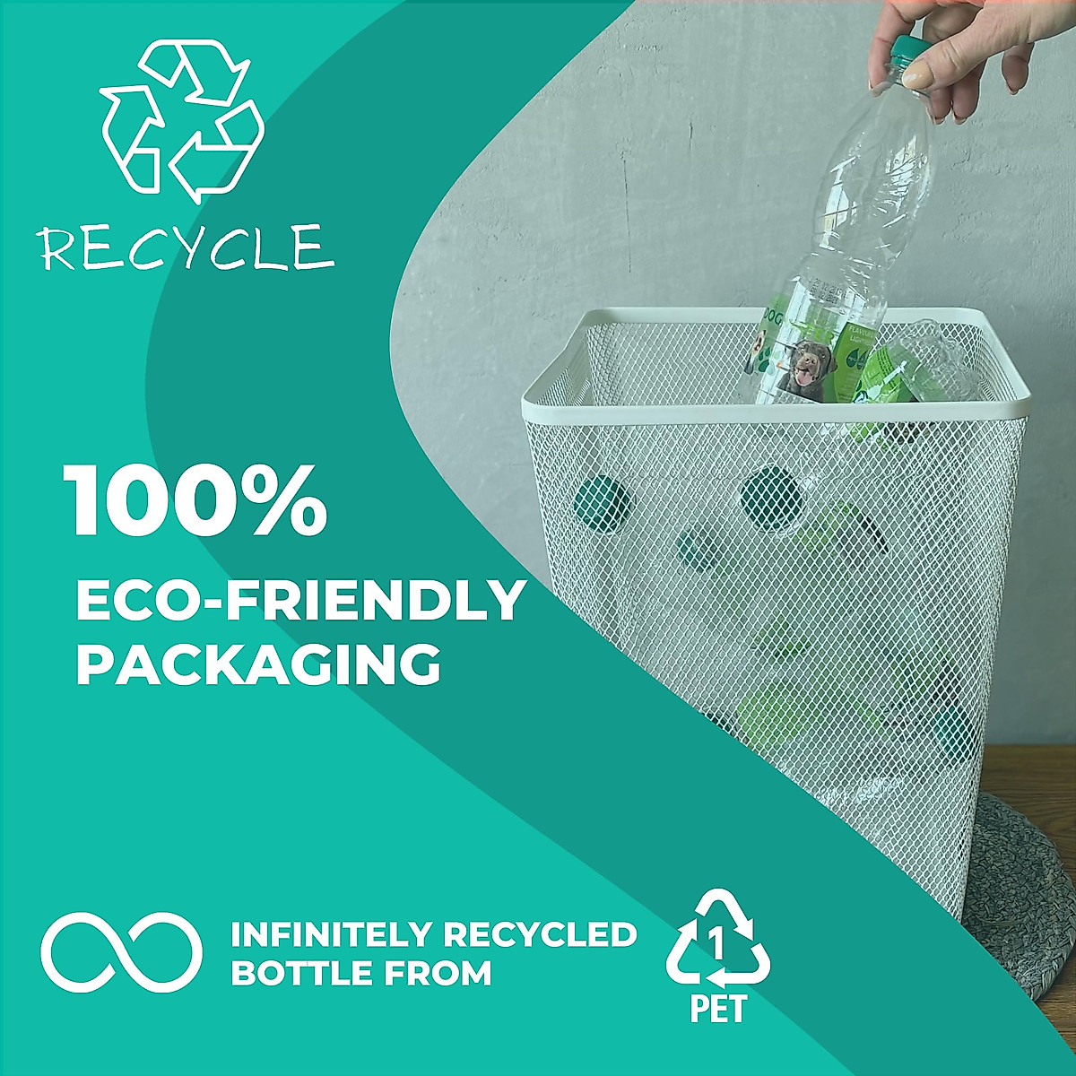 Long Life Dog Water - Natural Spring Water for Dogs, pH-Balanced Dog Water, Helps with Electrolytes for Dogs & Improve Dog Hydration, Mineral-Free - 16.9 oz 6-Pack with Free Cooling Dog Bowl 32oz