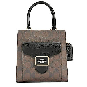 Coach Women's Mini Pepper Crossbody in Signature Canvas - IM/Brown/Black