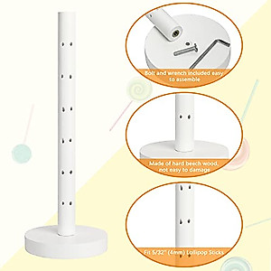 2 Pieces Cake Pop Stand, 72 Hole Cake Pop Holder Lollipop Stand Candy Table Display Dessert Stands for Wedding Birthday Baby Shower Parties Christmas