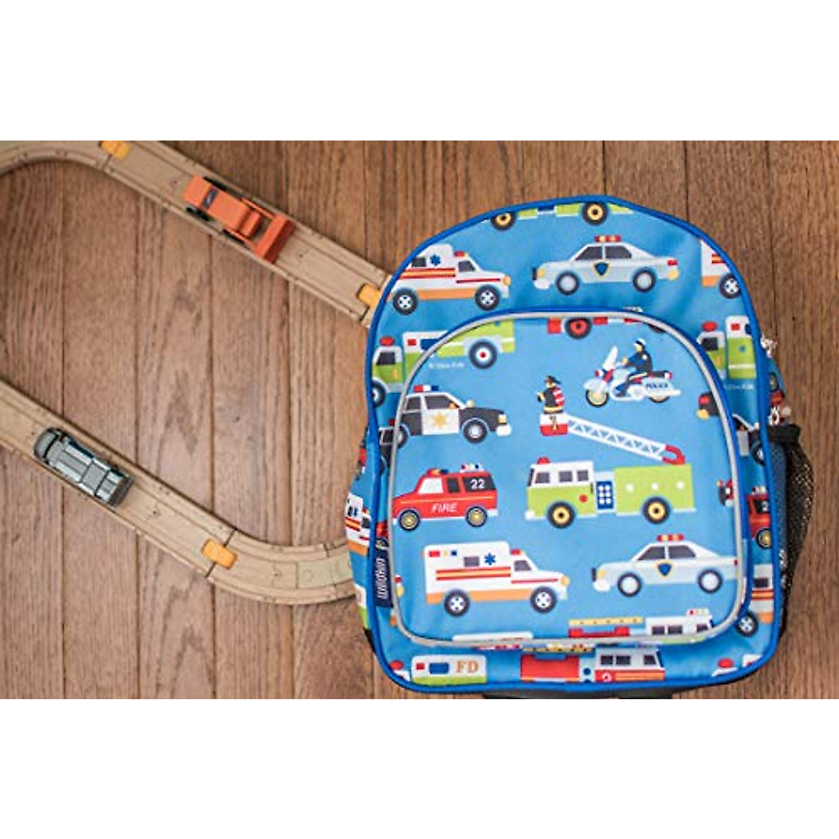 Wildkin 12-Inch Kids Backpack for Boys & Girls, Perfect for Daycare and Preschool, Toddler Bags Features Padded Back & Adjustable Strap, Ideal for School & Travel Backpacks (Heroes)