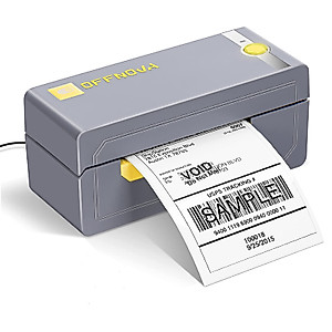 OFFNOVA Thermal Label Printer, 200mm/s High Speed 4” x 6” Shipping Label Printer for Packages, Compatible with Amazon, Ebay, Etsy, Shopify and FedEx, Support Multiple Systems