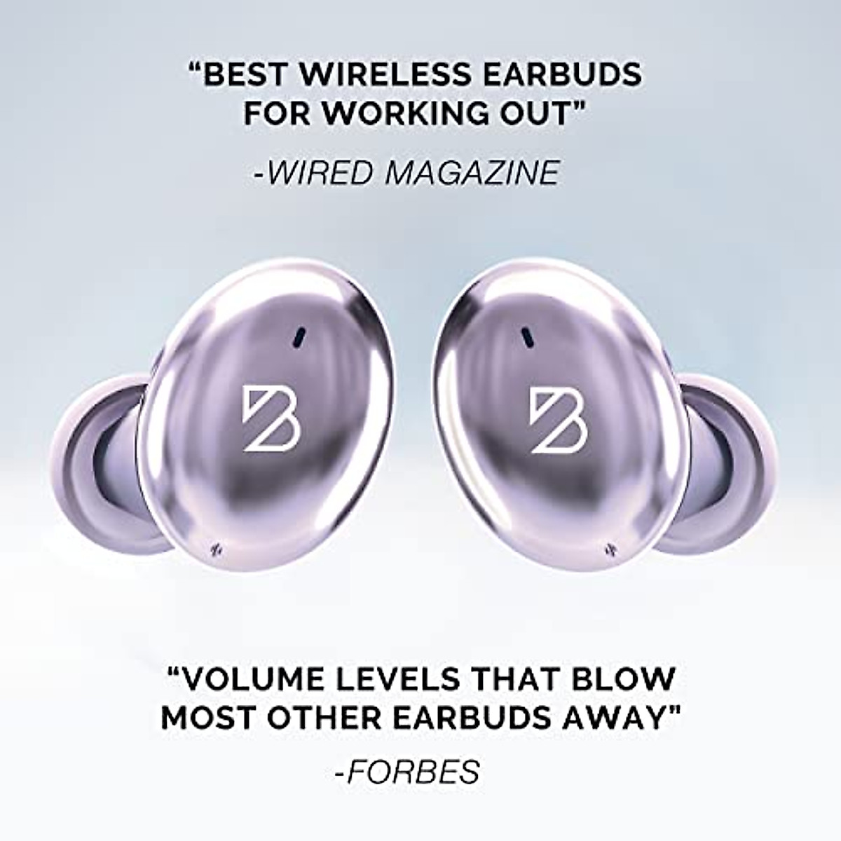 Tempo 30 Lavender Wireless Earbuds for Small Ears, Purple Bluetooth Earbuds for Small Earbuds for Small Ear Canals, Wireless Bluetooth Headphones for Women, iPhone and Android Earphones with Mic