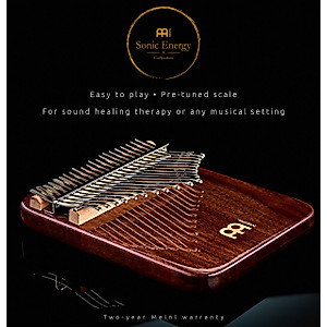 Kalimba Thumb Piano, 21 Keys — Includes Tuning Hammer and Case — For Meditation, ASMR, Sound Therapy and Yoga, 2-YEAR WARRANTY