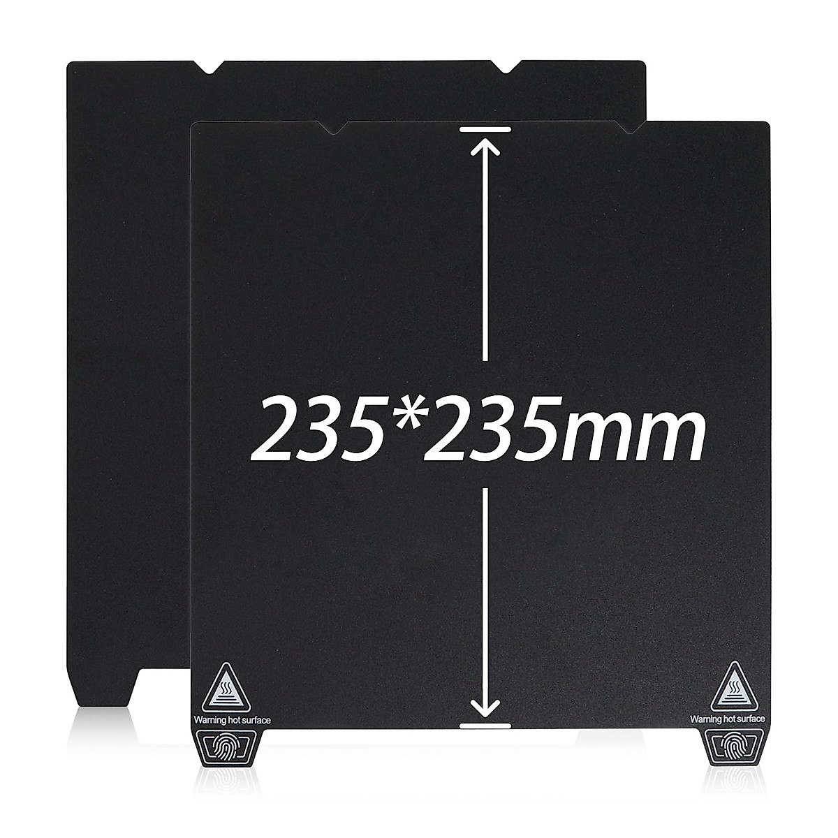 PEI Sheet Double Sided Textured 235mmx235mm with Flexible Steel Magnetic Bed 3D Printer Build Surface for Creality Ender 3/Ender 3 Pro/Ender 3 V2/Ender 3 S1/Ender 3 S1 Pro/Ender 3 Neo/Ender 3 V2 Neo